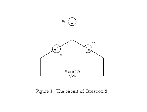 Solved A Balanced Three Phase Source Has Line To Neutral Rms Voltage