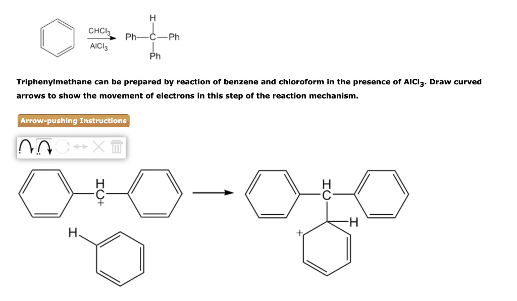 chci3 ph ph aici3 ph triphenylmethane can be prepared by reaction of ...