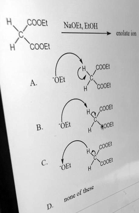 h cooet 0 h cooet naoet etoh enolate ion cooet oet 13002 cooet oet ooet ...