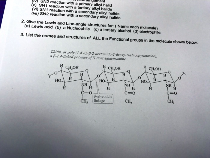 SOLVED: SSN reaction with SNT primary alkyl reaction with halide SNI ...