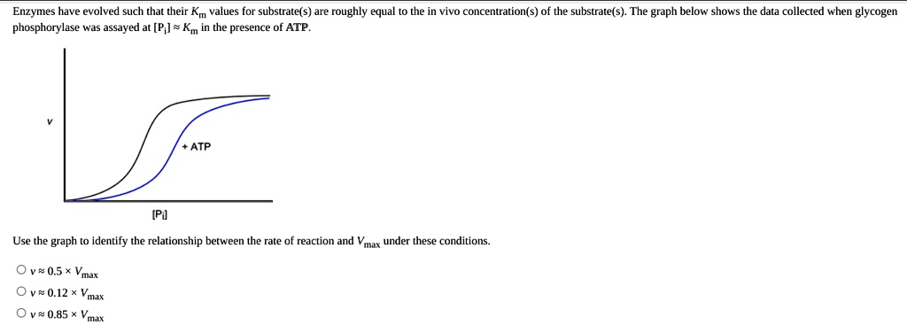 SOLVED: Enzymes have evolved such that their Km values for substrate(s ...