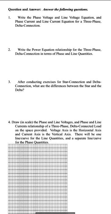 SOLVED: Question and Answer: Answer the following questions. Write the ...