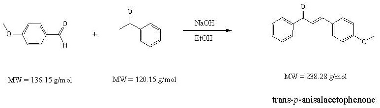 SOLVED: NaOH EtOH MW = 136.15 g/mol MW = 120.15 g/mol MW = 238.28 g/mol ...
