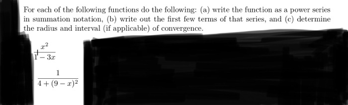 Solvedfor Each Ofthe Following Functions Do The Following Write The 4506