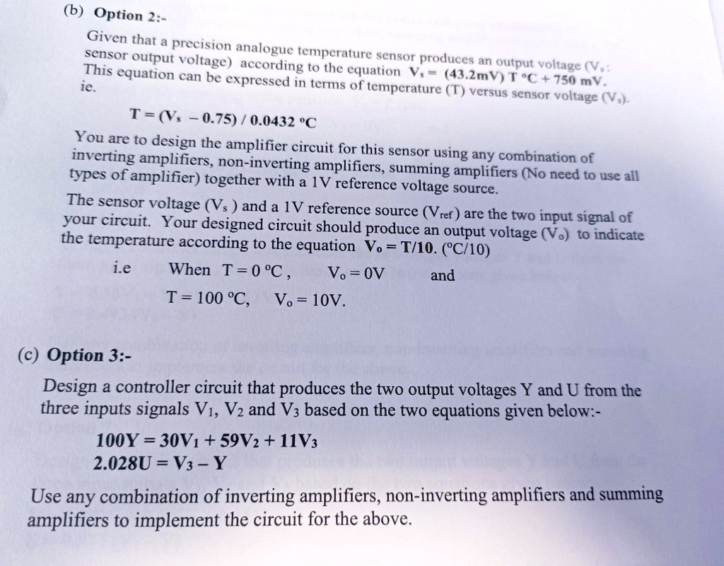 Texts How To Design And Calculate The Inverting And Non Inverting Amplifier Circuit Option 2