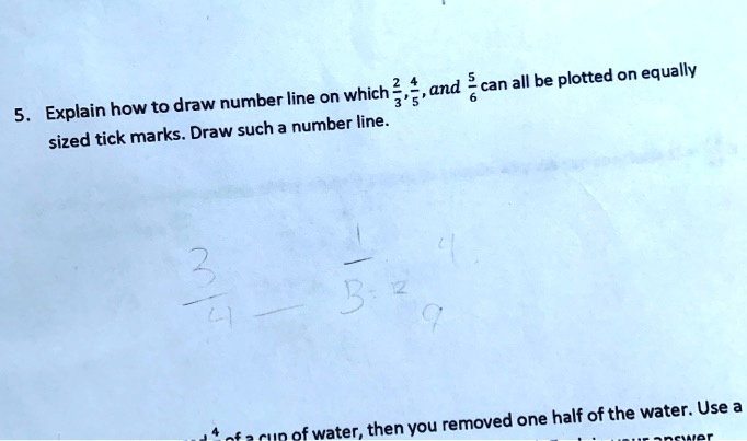 SOLVED: can all be plotted - on equally 3 and draw number line on which ... SOLVED: can all be plotted - on equally 3 and draw number line on which ...
