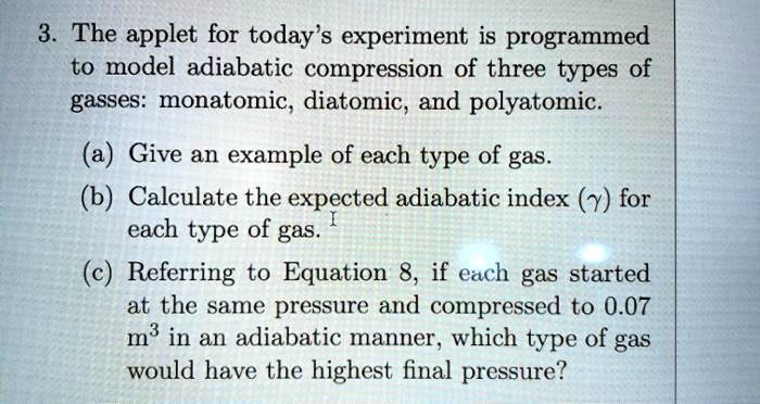 3 the applet for todays experiment is programmed to model adiabatic ...