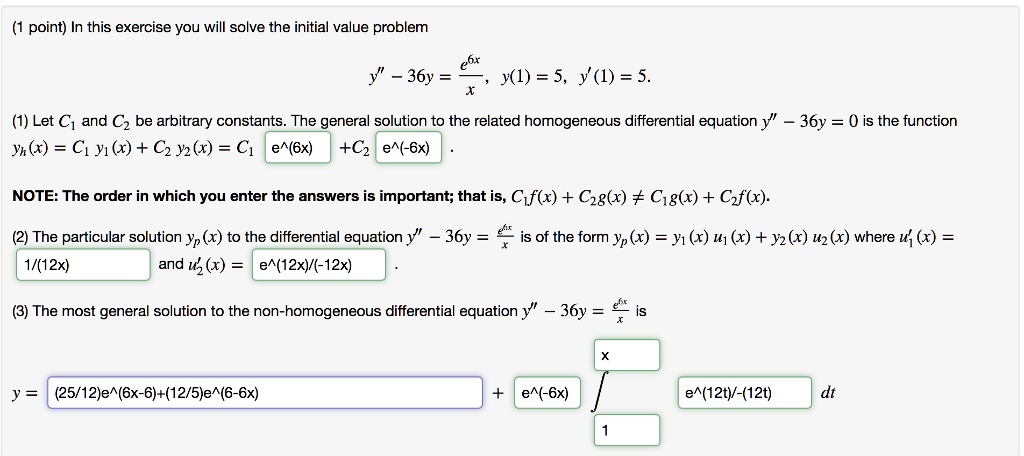 SOLVED: In this exercise, you will solve the initial value problem: J ...