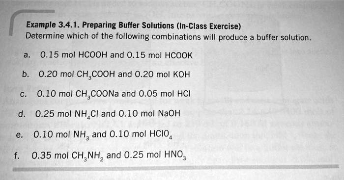 SOLVED: please give a detailed explanation for your anwers thank you Example 3.4.1.Preparing ...