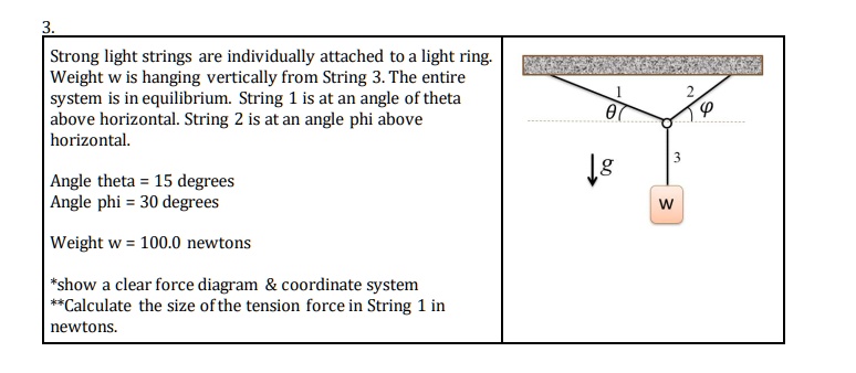 SOLVED: Strong light strings are individually attached to a light ring ...