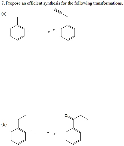 SOLVED: 7 . Propose an efficient synthesis for the following transformations
