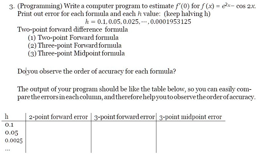 Solved This Problem Should Be Written And Solved Using Python3 Code 3programmingwrite A 6803
