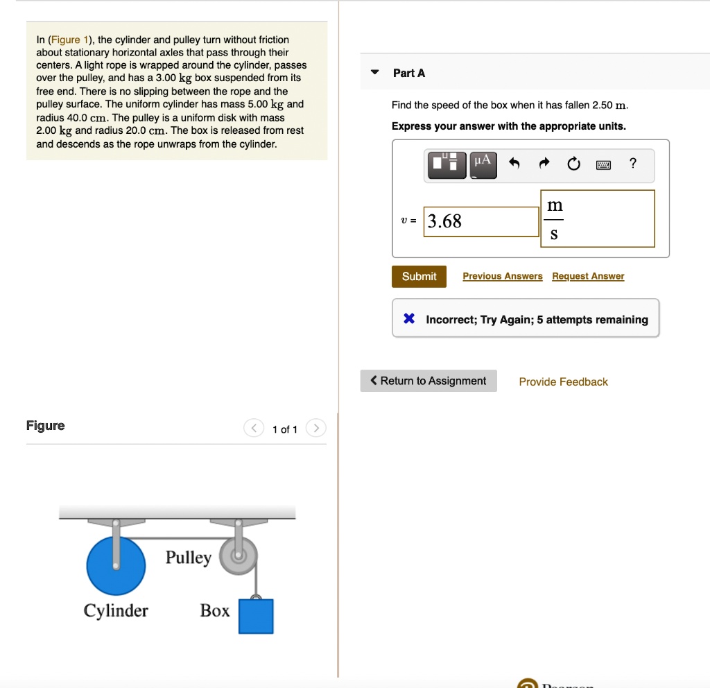 in figure 1 the cylinder and pulley turn without friction about ...