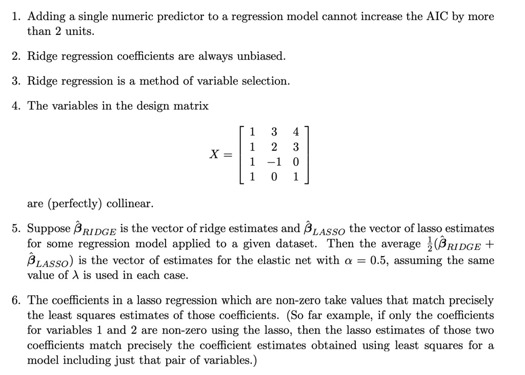 adding single numeric predictor to a regression model cannot increase ...