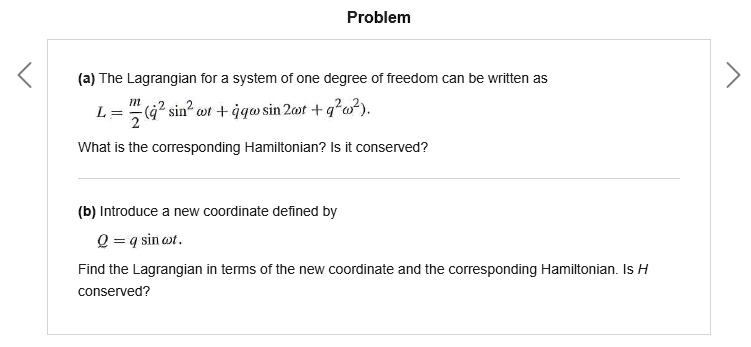 Lagrangian System