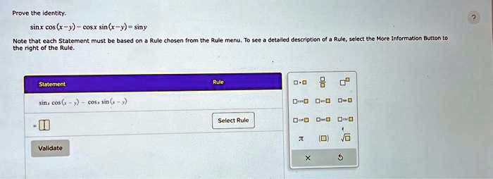 SOLVED: Texts: add all rules and steps! Prove the identity sin(x) cos(x ...