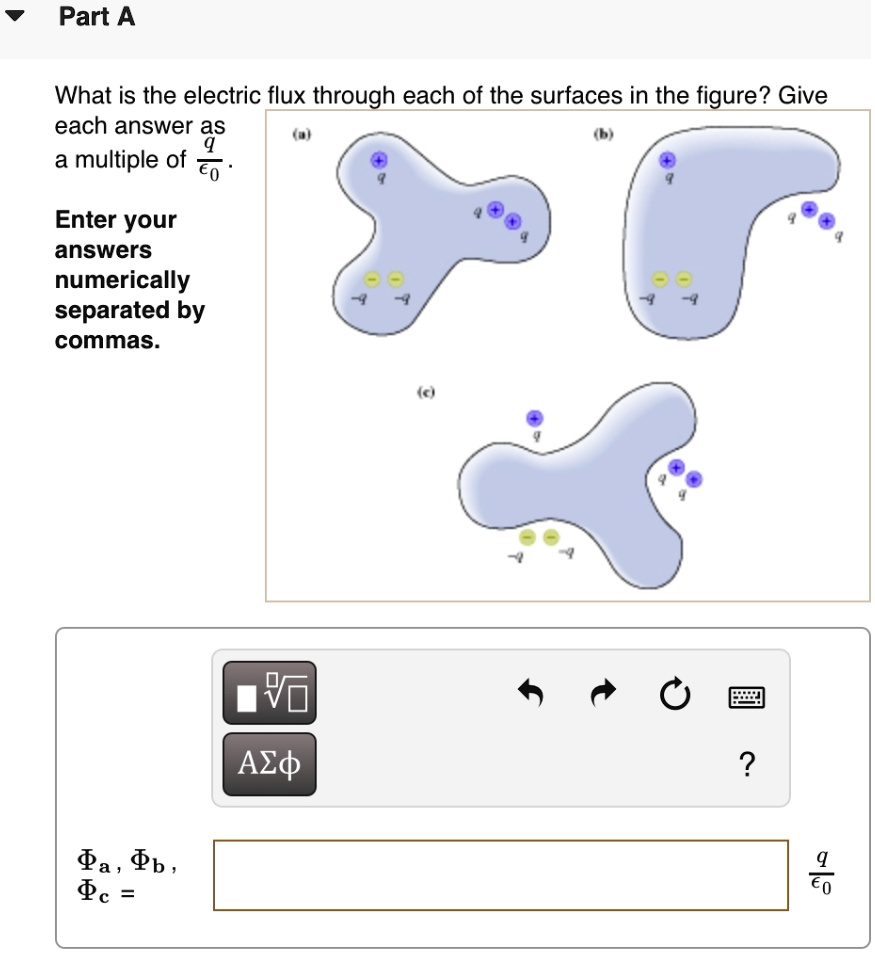 SOLVED: What is the electric flux through each of the surfaces in the ...