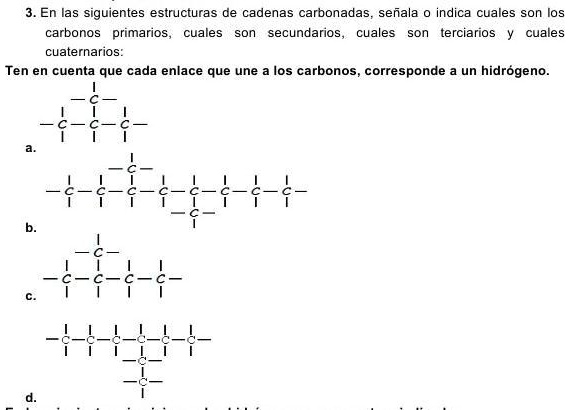 SOLVED: ayuda porfavor ...... 3.En as siguientes estructuras de cadenas ... SOLVED: ayuda porfavor ...... 3.En as siguientes estructuras de cadenas ...