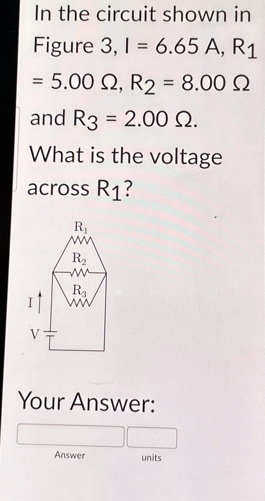 in the circuit shown in figure 3i665ar1 500omega r2800omega and r3200omega what is the voltage ...