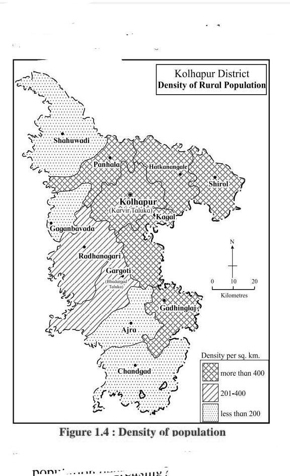 Q1) Read the map and answer the questions: 1) Name the talukas having ...