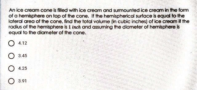 an ice cream cone is filled with ice cream and surmounted ice cream in ...