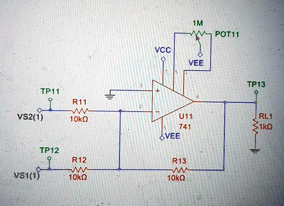 SOLVED: a) Build the following circuit. Use an AC source for VS1 and ...