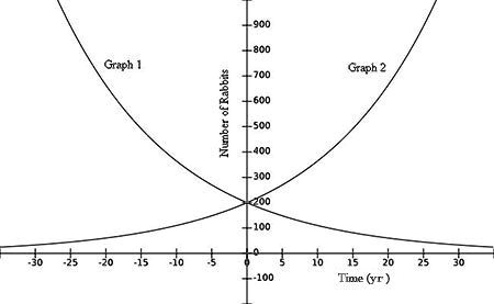 Graph 1 900 -800 700 +600 +500 400 Number of Rabbits Graph 2 300 200 ...