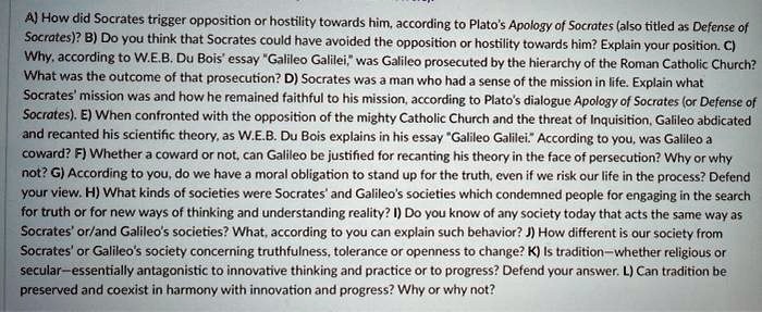 A) How did Socrates trigger opposition or hostility towards him ...