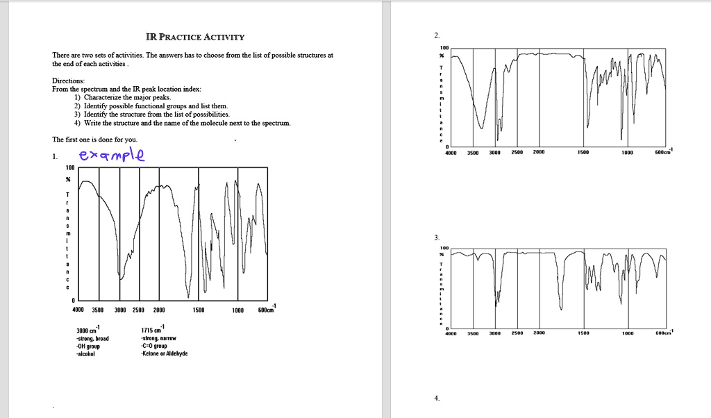 IR PRACTICE ACTIVITY There are two sets of activities. The answers has ...