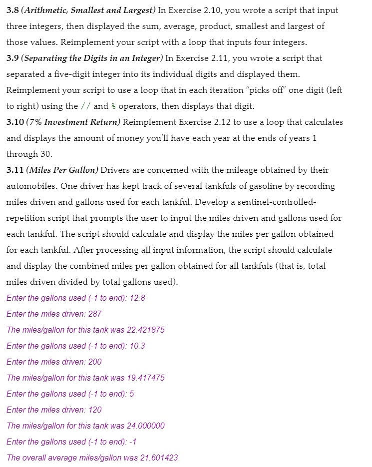 it must be done in python please 38 arithmetic smallest and largest in ...