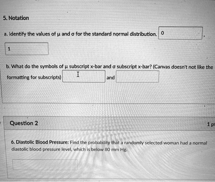 SOLVED: 5.Notation Identify the values of 4 and for the standard normal ...