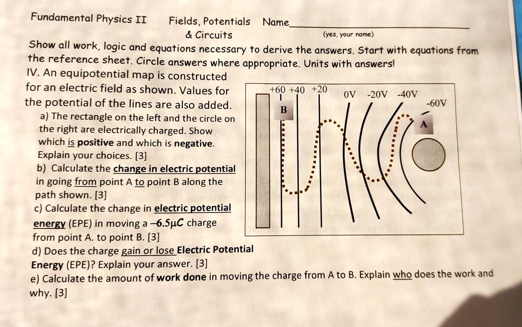 fundamental physics ii fields potentials name circuits yes your name ...
