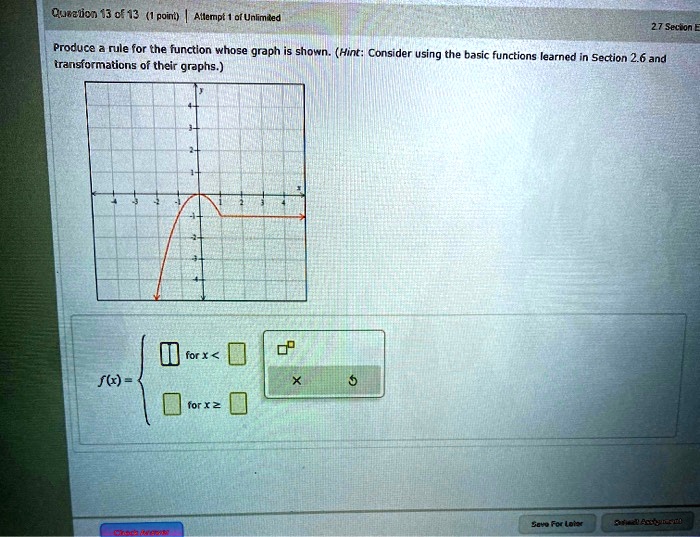 SOLVED:Qubeicn 0J3 013 point) Allnmor 0l Uniimted Sernn Produce rule for the functlon whose ...