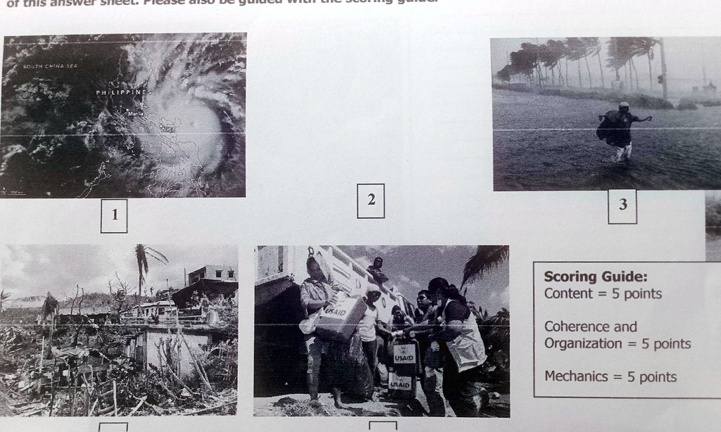 SOLVED: The pictures show a sequence of events. Write a paragraph that ...