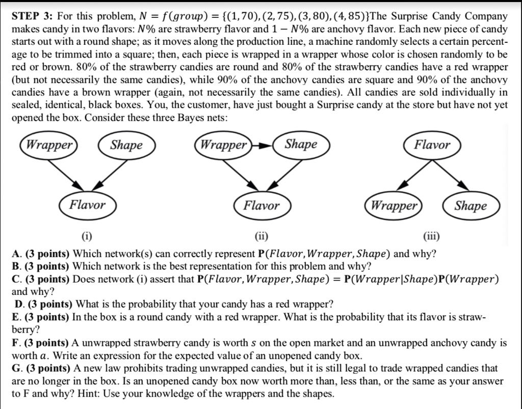 step 3 for this problem n fgroup170275380485the surprise candy company ...