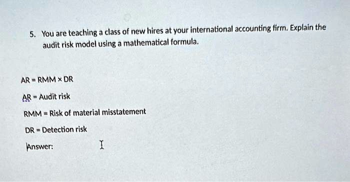 SOLVED: You are teaching a class of new hires at your international ...