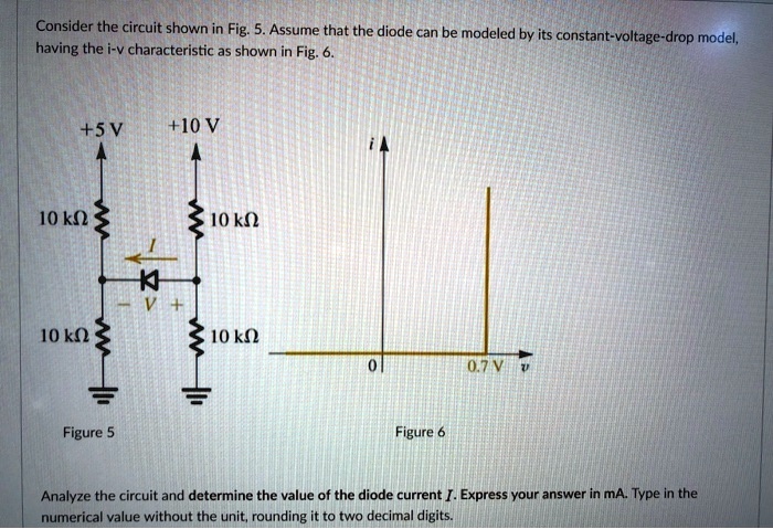 Consider the circuit shown in Fig. 5. Assume that the diode can be ...