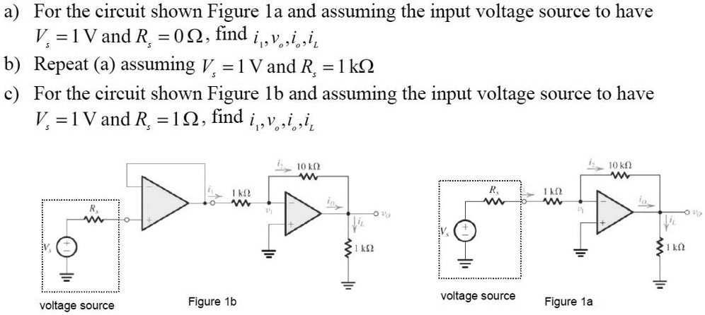 Solved Please Answer In Good Handwriting A For The Circuit Shown In Figure 1a And Assuming 