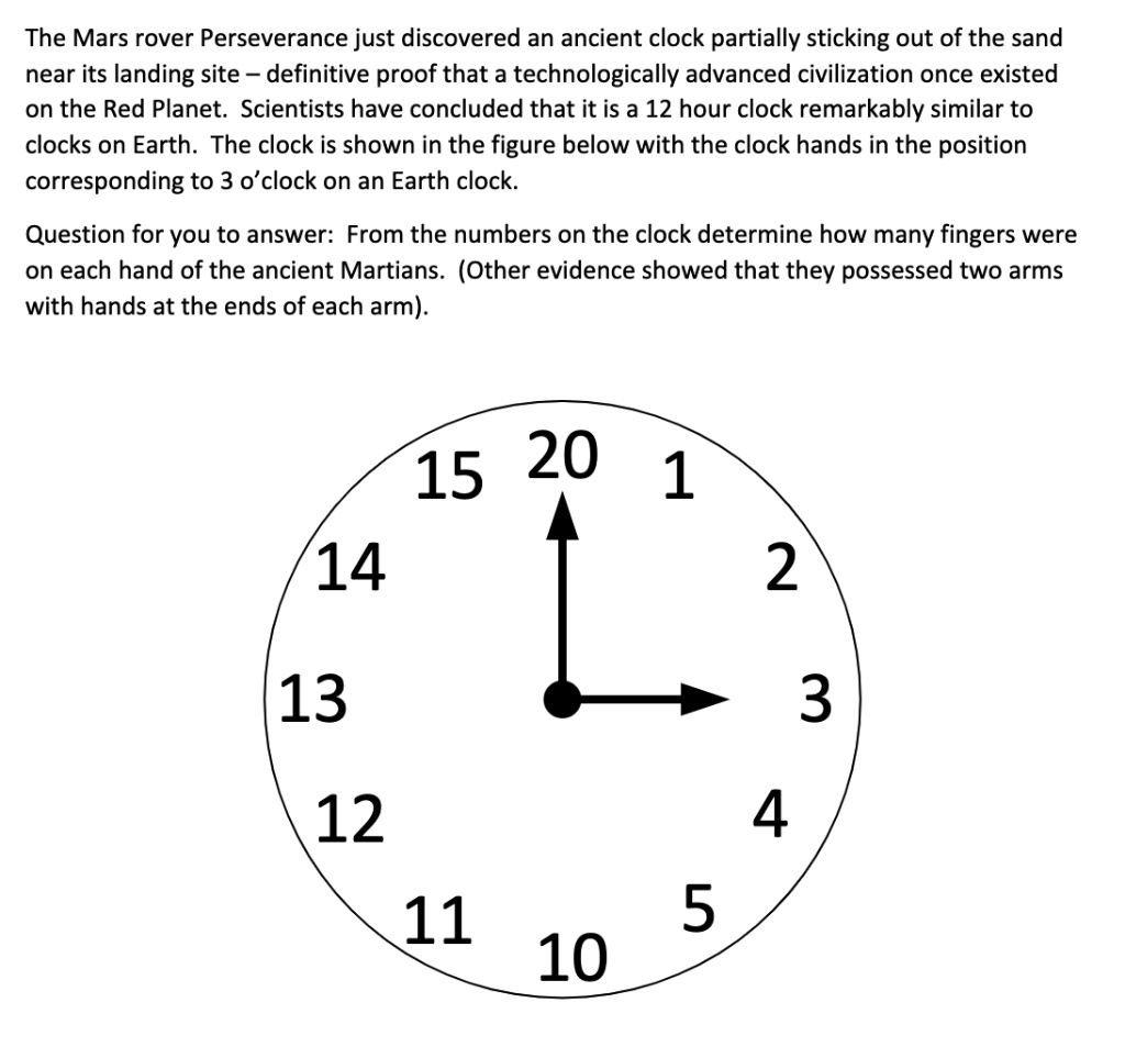 The Mars rover Perseverance just discovered an ancient clock partially ...