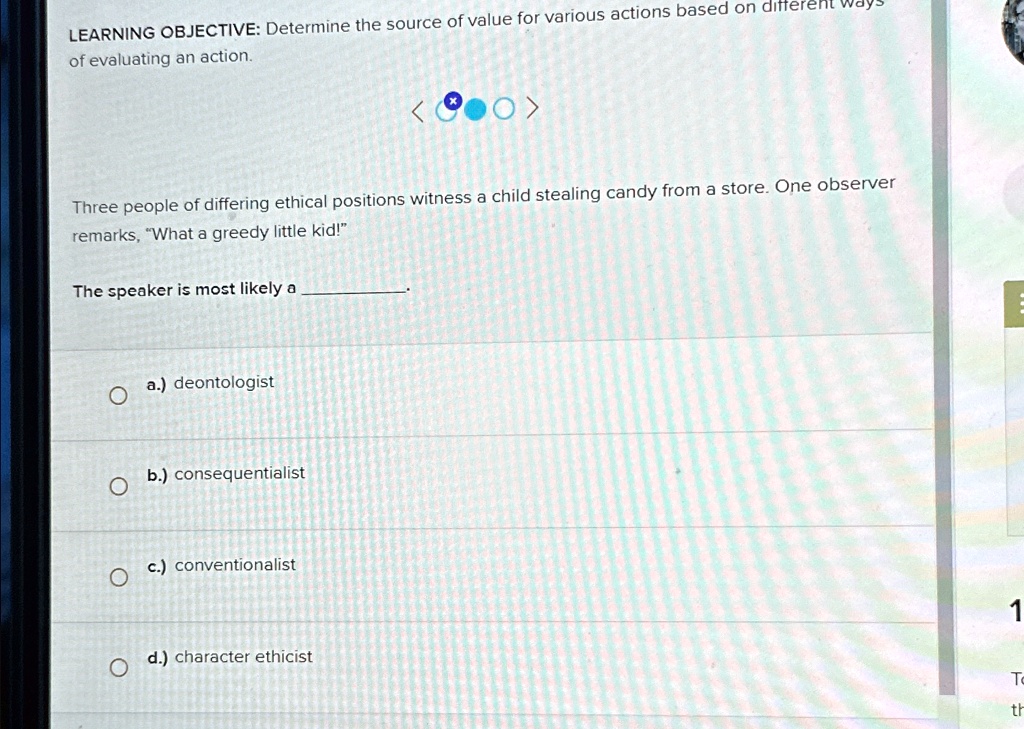 Solved Learning Objective Determine The Source Of Value For Various 0958
