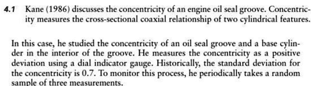 41 kane 1986 discusses the concentricity of an engine oil seal groove ...