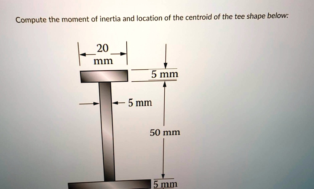 Compute the moment of inertia and location of the centroid...