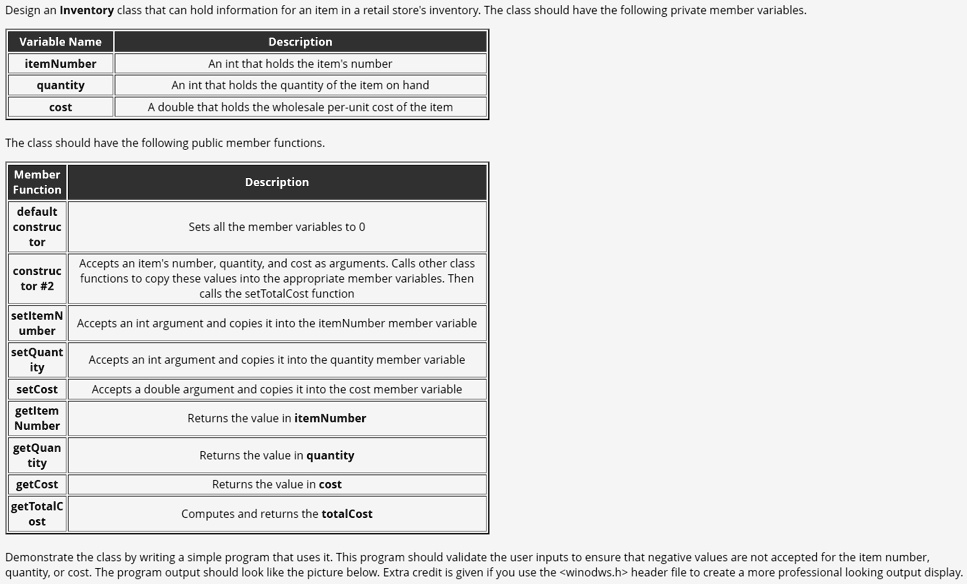 Can I get help please with creating a UML diagram for the inventory class with RAPTOR and a ...