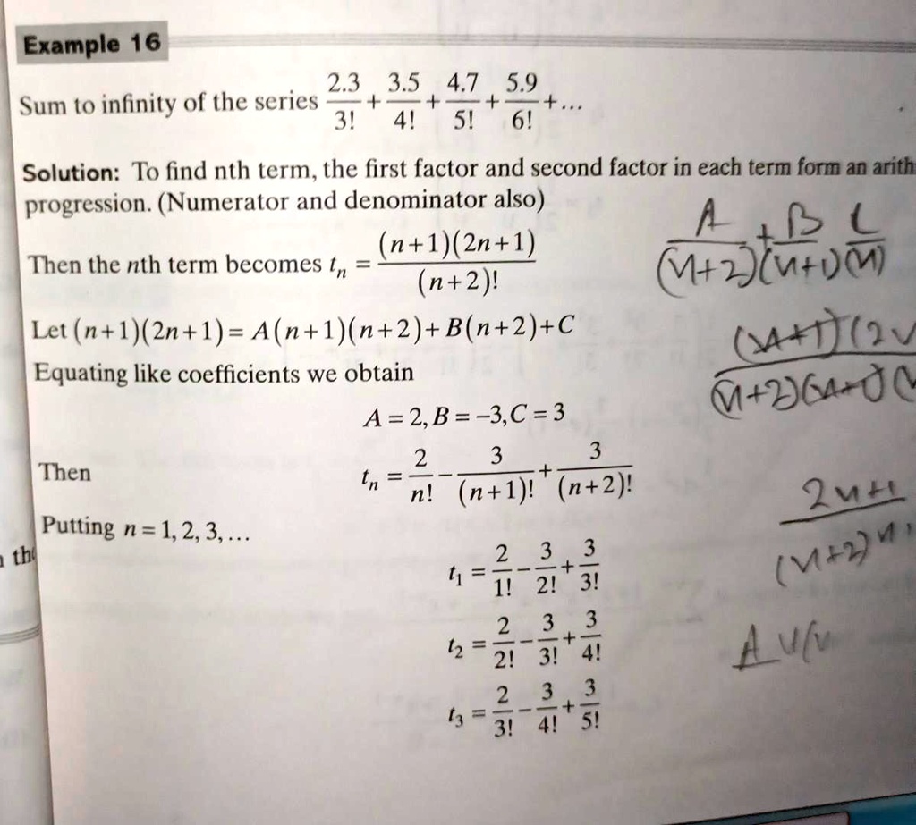 SOLVED: How to use partial fractions to find A, B, and C? Example 16: 2 ...
