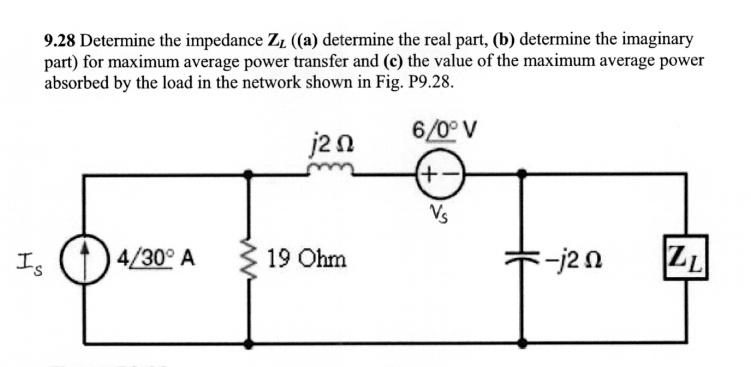 SOLVED: 9.28 Determine the impedance Zi. (a) Determine the real part ... SOLVED: 9.28 Determine the impedance Zi. (a) Determine the real part ...
