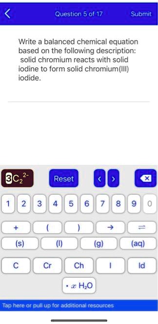 [GET ANSWER] Write a balanced chemical equation based on the following ...