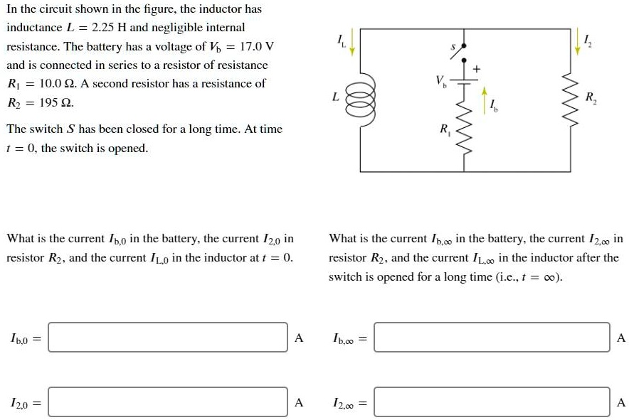 In The Circuit Shown In The Figure The Inductor Has I… Solvedlib