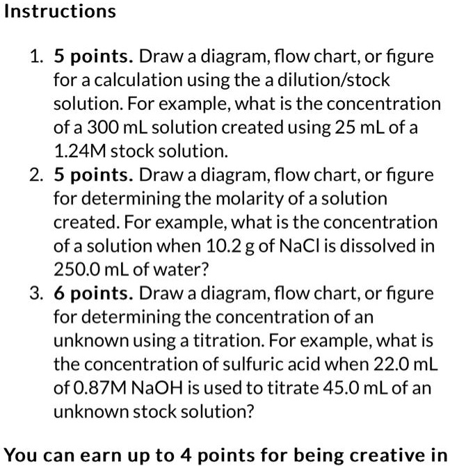 SOLVED: answer questions 1-3 Instructions 1.5 points.Draw a diagram,flow chart,or figure for a ...