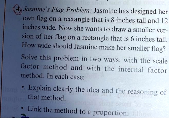 jasmine flag problem jasmine has designed her own flag on a rectangle ...