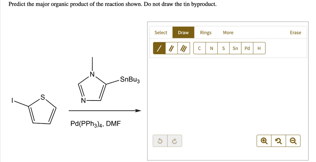 SOLVED: Predict the major organic product of the reaction shown. Do not ...